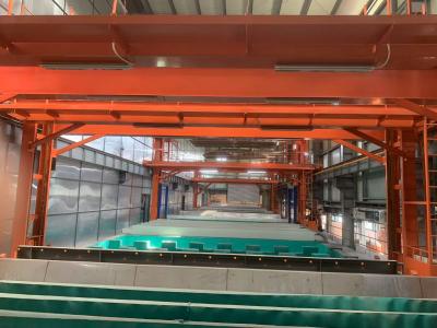 China 500 Tons/Month Fully Automatic Anodizing Production Line with 5-25 µm Film Thickness for Aluminum Profiles for sale