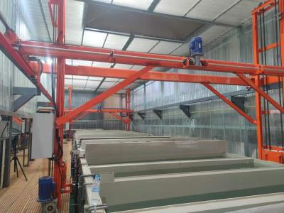 China 50-100T/month Capacity Anodizing Production Line with Remote Monitoring and Control for 10-25µm Film Thickness for sale