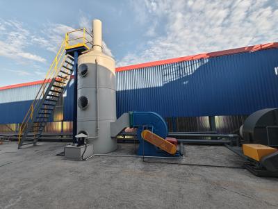 China Intelligent Anodizing Line with 750T/month Output, 6500mm Max Profile Length, and 8-12µm Film Thickness for sale