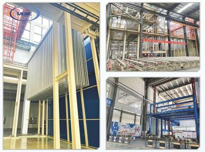 China Vetical Anodizing Production Line Engineered for Space Saving and High Capacity Aluminum Anodizing with Uniform Coating Control |Guangdong MEL-AL Technology Co.,ltd for sale