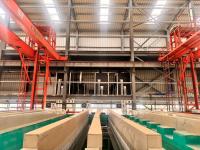 China 150T/M Capacity Aluminum Anodizing Line with ≥15μm Film Thickness and Electrolytic Coloring for Kitchen & Bathroom Fittings for sale