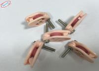 China QH003 Caged Ceramic Pulley Wire Guide Jumper with M4 Screw, 3.85g/cm³ Density, Ra0.2 Polish for Coil Winding for sale