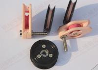 China Black HRA 88 Plastic Cable Pulley Wheels with Japanese Bearings for Wire Winding Machines for sale