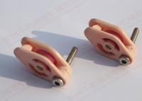 China High Polish Ceramic Wire Guide Pulley HRA88 Hardness with Japanese Bearings for Coil Winding Machines for sale