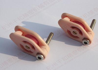 China High Polish Ceramic Wire Guide Pulley HRA88 Hardness with Japanese Bearings for Coil Winding Machines for sale