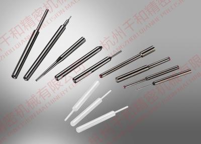 China Tungsten Carbide Coil Winding Nozzle HRA90 Hardness Stainless Steel Wire Guide Tube 0.2mm to 1.2mm for sale
