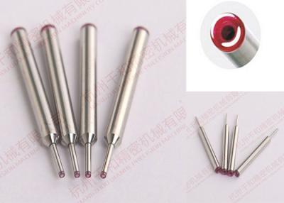 China Ruby Tipped Coil Winding Nozzle - 1800-2200 Vickers Hardness, 0.01mm Concentricity for Wire Protection for sale