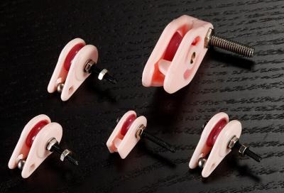 China High Resistance Ceramic Roller Guide Coil Winding Tensioner with Ra0.2 Polish and HRA88 Hardness for sale