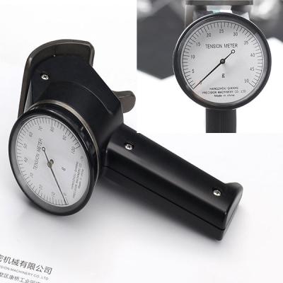 China Black Hand-held Mechanical Tension Meter for Fiber Wire and Yarns - 0-3000g Range with 1g Minimum Scale for sale
