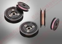 China Plastic Flanged Ceramic Wire Guide Pulley with Bearings - Ra0.2 Surface Polish, HRA88 Hardness for Industrial Machinery for sale