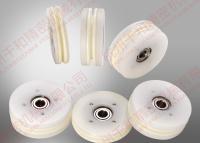 China SFDL6-1.2 Ivory White Combined Wheel Ceramic Wire Guide Pulley with HRA88 Hardness for Coil Winding Machines for sale
