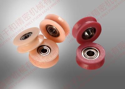 China Coil Winding Tensioner Ceramic Wire Guide Roller with HRA88 Hardness and Ra0.2 Surface Finish for sale