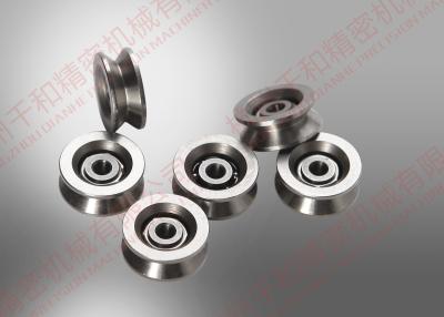 China High Precision Stainless Steel Ceramic Wire Guide Pulley 10mm Mirror Polishing for sale