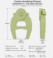 China Surface Treatment Custom Anodizing Clamp For Aluminum Profile Line for sale