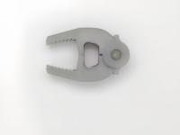 China Aluminum Pneumatic Clamp Serrated Jaw Anti Slip For Surface Treatment Line for sale