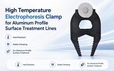 China Spring Assisted  High Temperature Clamps  Surface Treatment Aluminum Clamp for sale