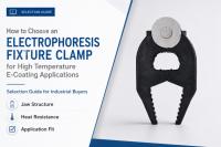 China E Coating High Temperature Clamps 260 Degree Two Jaw Electrophoresis Fixture for sale