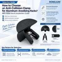 China Aluminum Vertical Clamps 80mm Protection  Anti Collision Clamp for sale
