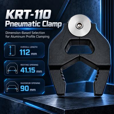 China How to Choose a Pneumatic Clamp for Irregular Aluminum Profiles: Cross-Section, Clamping Direction, and Opening Size for sale