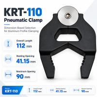 China From 41.15 mm to 90 mm: How Does the KRT-110 Pneumatic Clamp Match Different Aluminum Profile Sizes? for sale