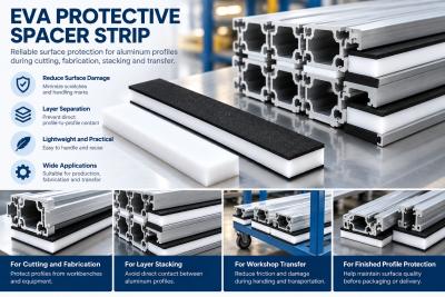China Where Should EVA Spacer Strips Be Used in Aluminum Profile Production? From Fabrication to Handling and Finished-Profile Protection for sale
