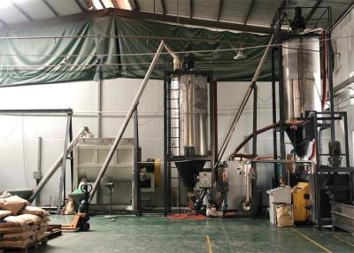 China Screw Hopper Feeder Conveyor For Plastic PET Flakes OSF-16-3 for sale