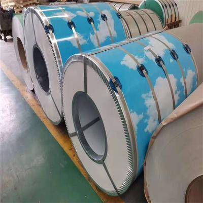 China 5 20 Micron Top Side Color Coated Steel Coil Cold Rolled / Hot Rolled for sale