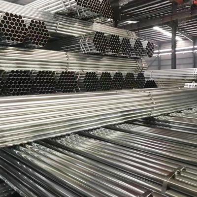 China Invoicing by actual weight 20ft 2 inch galvanized steel pipe for construction tube for sale