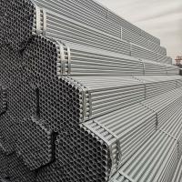 China ASTM Square Galvanized Tube , Chs Steel Tube For Sanitary Butt Welding Neck Flange for sale