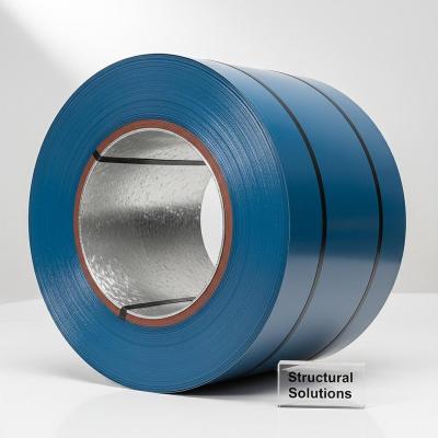 China Hot Dipped Galvanized Color Coated Steel Coil Featuring Backing Coating Anti corrosion Primer for Structural Solutions for sale