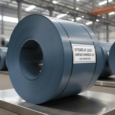 China Width 1000mm 1500mm Color Coated Steel Coil Featuring 10 Years At Least and Surface Hardness ≥2H Material for Long Term for sale