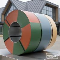 China High Corrosion Resistance Color Coated Steel Coil with PE/SM P/HDP/PVDF Painting and DX51D Material Grade for Roofing and Cladding for sale