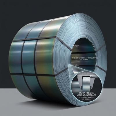 China 508mm Inner Diameter Color Coated Steel Coil with Z30-Z275 GSM Zinc Coating and RAL Color Customization for sale
