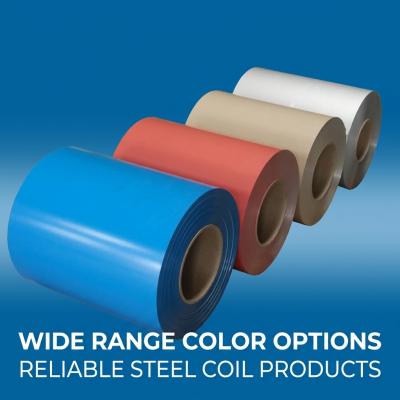 China BV Inspection Color Coated Steel Coil Base Steel Thickness 0.12mm to 3.0mm Manufacture And Trading Company Supply And Control for sale