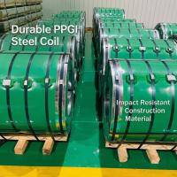 China Zn Weight 40-275g per square meter Color Coated Steel Coil Polyester PE Coating Top Side 5 plus 20 Micron Durable and Versatile for Construction for sale