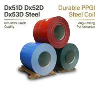 China Color Coated Steel Coil with Z30-Z275g/m² Metallic Coating and 5+20 Micron Film Thickness for Cold Rolled Steel Applications for sale