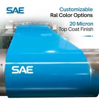 China Color Coated Steel Coil with Z30-Z275g/m² Metallic Coating and 5+20 Micron Film Thickness for Cold Rolled Steel Applications for sale