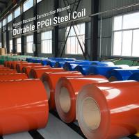 China Silicon Modified Polyester SMP Coated PPGI Steel Coil with Z30 to Z275g/m² and AZ60 to AZ180g/m² Metallic Coating for Durable Construction for sale