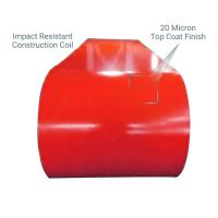 China 60 to 80 Degrees Gloss Color Coated Steel Coil with Z30 to Z275g Zinc Coating and Polyester (PE) Coating for sale