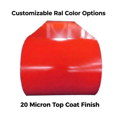 China 60 to 80 Degrees Gloss Color Coated Steel Coil with Z30 to Z275g Zinc Coating and Polyester (PE) Coating for sale