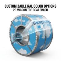 China PPGI Color Coated Steel Coil DX51D PE Standard RAL 9002 0.12mm-1.5mm For Roofing Sheet Building Material Factory Supply for sale