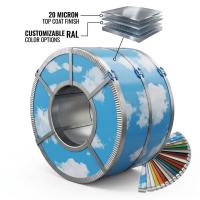 China SMP Silicone Modified Polyester PPGI Steel Coil 0.3mm-1.2mm For Factory Workshop Warehouse Industrial Construction for sale