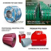 China SMP Silicone Modified Polyester PPGI Steel Coil 0.3mm-1.2mm For Factory Workshop Warehouse Industrial Construction for sale