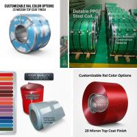 China HDP High Durability Polyester PPGI Steel Coil Z275 Coastal Grade Anti-Corrosion For Offshore Seaport Warehouse Building for sale