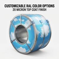 China HDP High Durability Polyester PPGI Steel Coil Z275 Coastal Grade Anti-Corrosion For Offshore Seaport Warehouse Building for sale