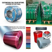 China Slit Width Customized Prepainted Steel Coil 508mm 610mm Coil ID 3-8 Ton Coil Weight for sale