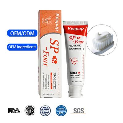 China Custom Best Seller Healthy Toothpaste Organic Products Personal Care Products Customizable Mint Flavor Probiotics Toothpaste for sale