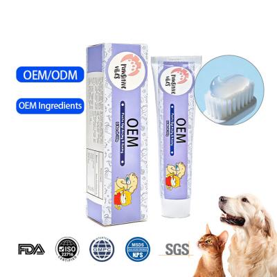 China Customizable OEM Pet Whitening Toothpaste Effectively Removes Oral Odor and Reduces the Chance of Calculus Pets Toothpaste for sale
