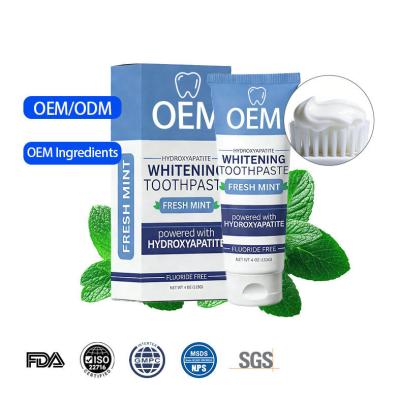 China Whitening Mint Flavor Toothpaste 120g Custom Herbal Fresh Mint Formula Strong Teeth Protection Private Label ODM OEM for sale