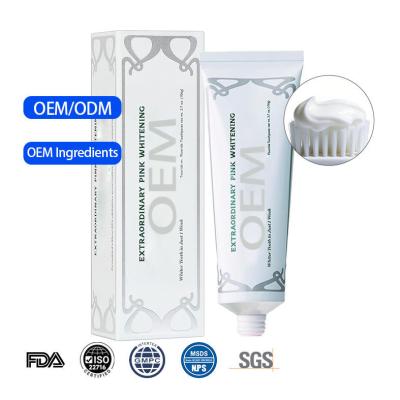 China Custom Natural Fluoride Free Organic Bamboo Charcoal Toothpaste Containing Hydrated Silica Whitening Foam for Adult Home for sale
